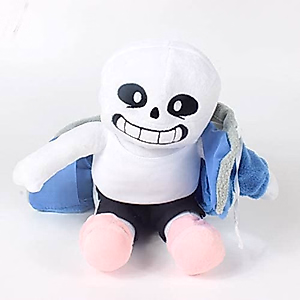 TTTSOTWD Sans Stuffed Plush Doll. 8.7" Hugger Cushion .Plush Papyrus Plush Stuffed Doll. for Doll Gifts