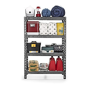 48" Wide Heavy Duty Rack with Four 18" Deep Shelves