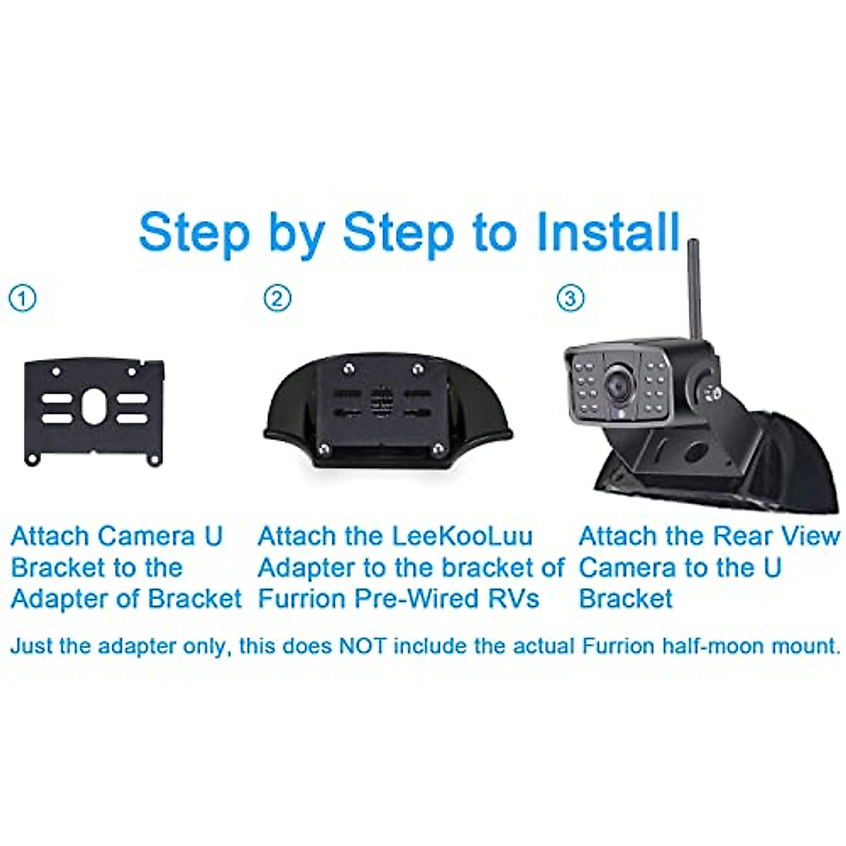 Yakry Bracket Adapter and Pig Tail Wire Plug Compatible with Furrion Pre-Wired RVs