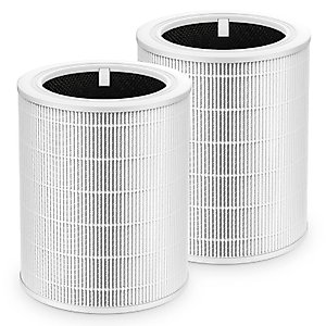 Core 600S Replacement Filter for LEVOIT Core 600S & Core 600S-P Smart Air Purifier, Core 600S-RF, 3-in-1 Ture HEPA Activated Carbon Filter for Home Large Room, 2 Pack