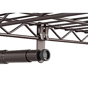 TRINITY Expandable Closet Organizer, Dark Bronze