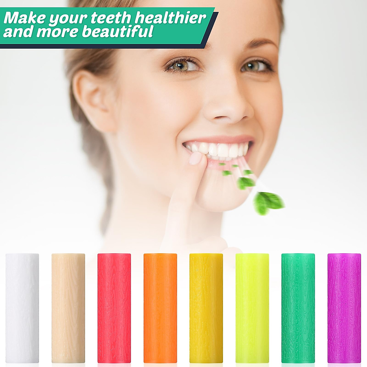 80 Pieces Chew Aligner Tray Seaters Colorful Aligner Seater Chew Chompers, 8 Colors