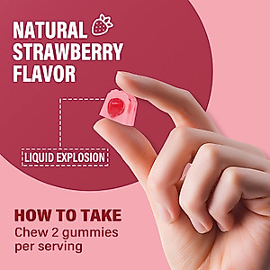 Sugar Free Calcium Magnesium Zinc Gummies, Algae Calcium Magnesium Supplement Plus D3 | 4 Forms of Magnesium - Glycinate, Citrate, Malate, Algae - Support Bone Health, Muscle Function & Nerve, 60 Ct