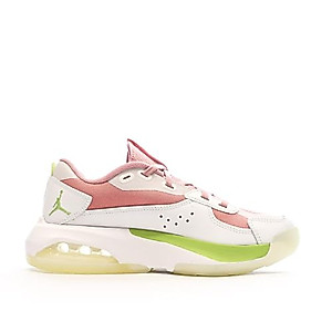 Nike Air 200E GS Girls Shoes Size 5.5, Color: White/Vivid Green/Elemental Pink