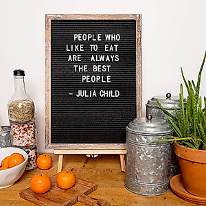 Felt Letter Board Letters Numbers Set 10x10 Inch, First Day School Board, Black Message Board Word Classroom Decor, Announcement Board Letters, Wood Frame Stand, New Pregnancy Baby Farmhouse Gifts