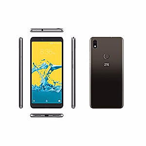 ZTE Blade Max 2S Factory Unlocked Phone - 6Inch Screen - 32GB - Grey (U.S. Warranty)