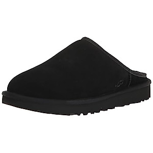 UGG Men's Classic Slip-On Slipper, Black, 8