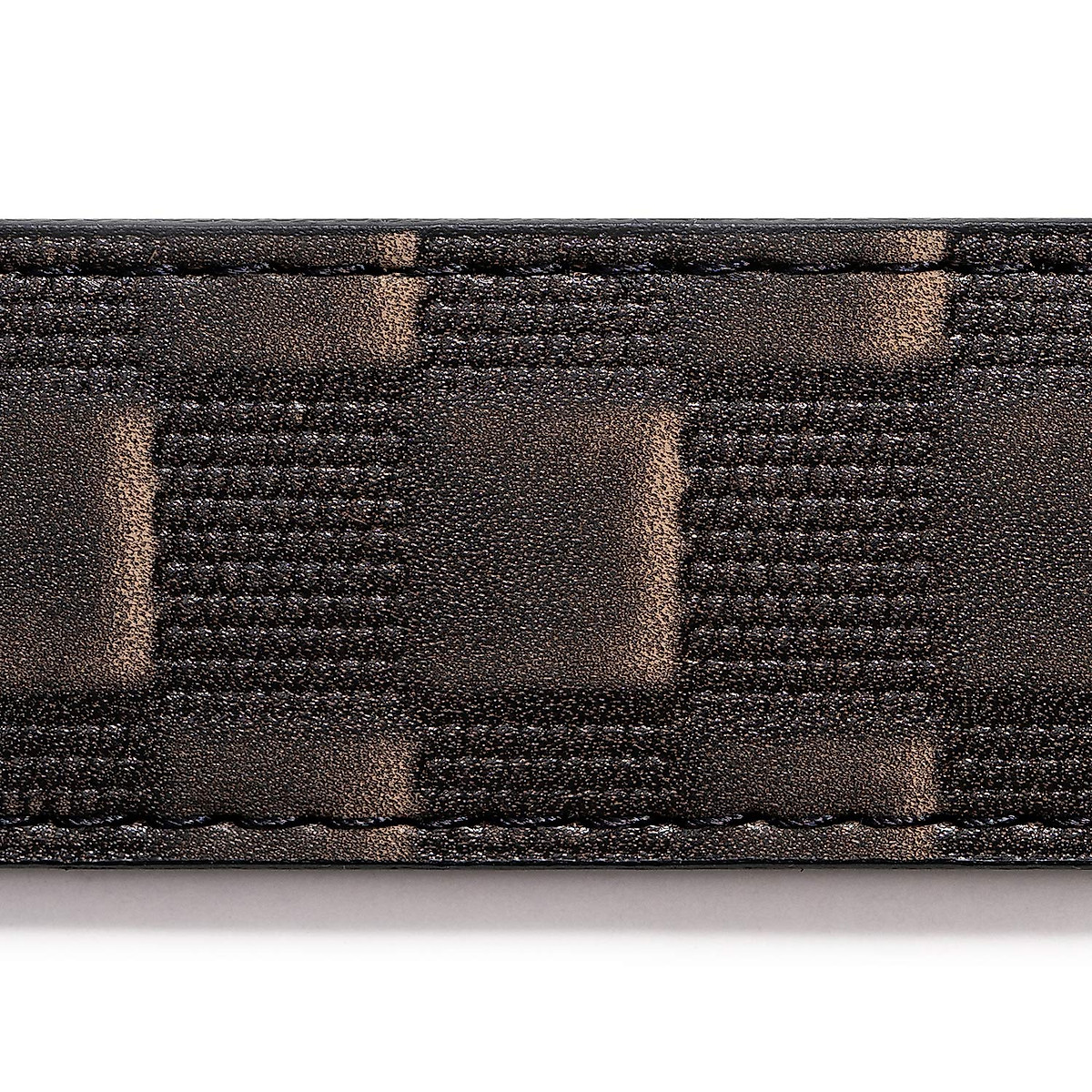 SlideBelts 1.25" Belt Strap (Faux Leather, Distressed Checkered, 48")