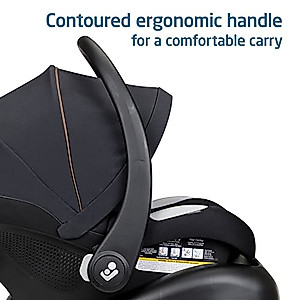 Maxi-Cosi Maxi-Cosi Mico Luxe Infant Car Seat, Rear-Facing for Babies from 4–30 lbs and up to 32”, Midnight Glow