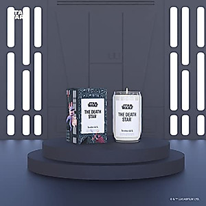 Homesick Premium Scented Candle, Star Wars The Death Star - Scents of Smoked Amber, Cement, Tobacco, 13.75 oz, Gifts, Soy Blend Candle Home Decor