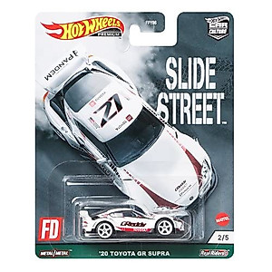 Hot Wheels Premium Car Culture Slide Street Slidewayz Complete Set of 5 Diecast Vehicles