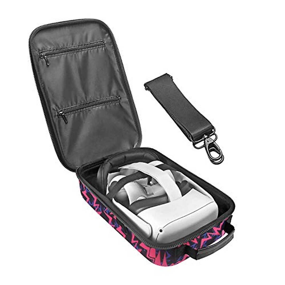 KXL Hard Carrying Cover Protective Pouch Box Case Bag for -Oculus Quest 2 VR Glass