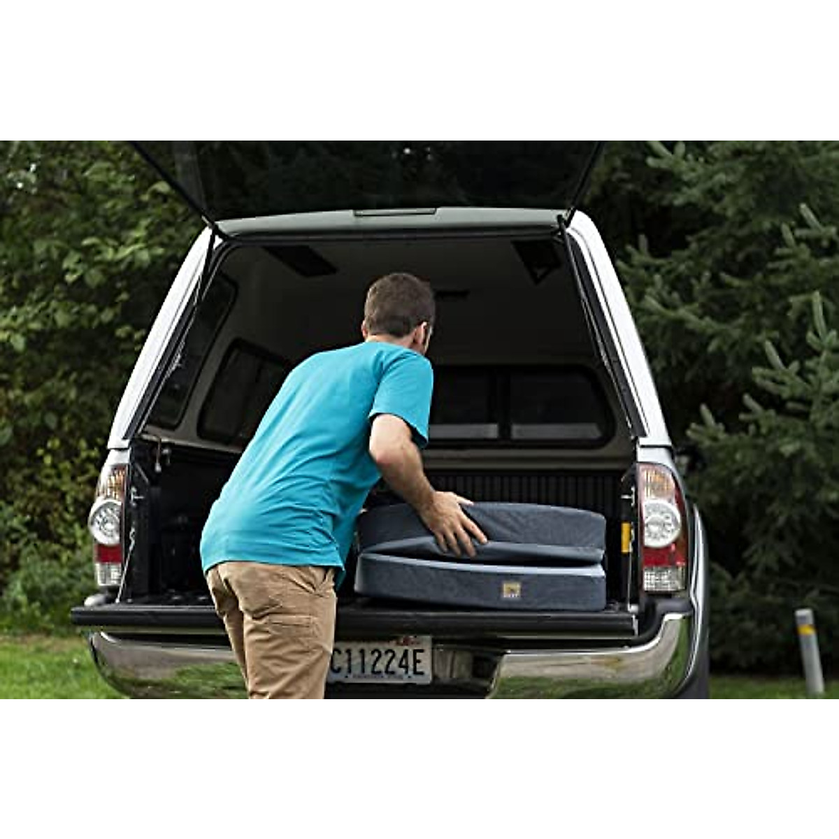 HEST Dually Wide and Standard Pillow Bundle - Standard Pillow, Packable Travel Pillow, 20" L x 26" W - Dually Wide Mattress, Sleeps Two, 72" L x 60" W