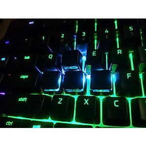 Handmade R4/ECS Keycap Resin Solid Wood Shine Through Backlit Key Cap OEM Profile for Cherry MX Mechanical Keyboard Gaming Replacement (Ebony)