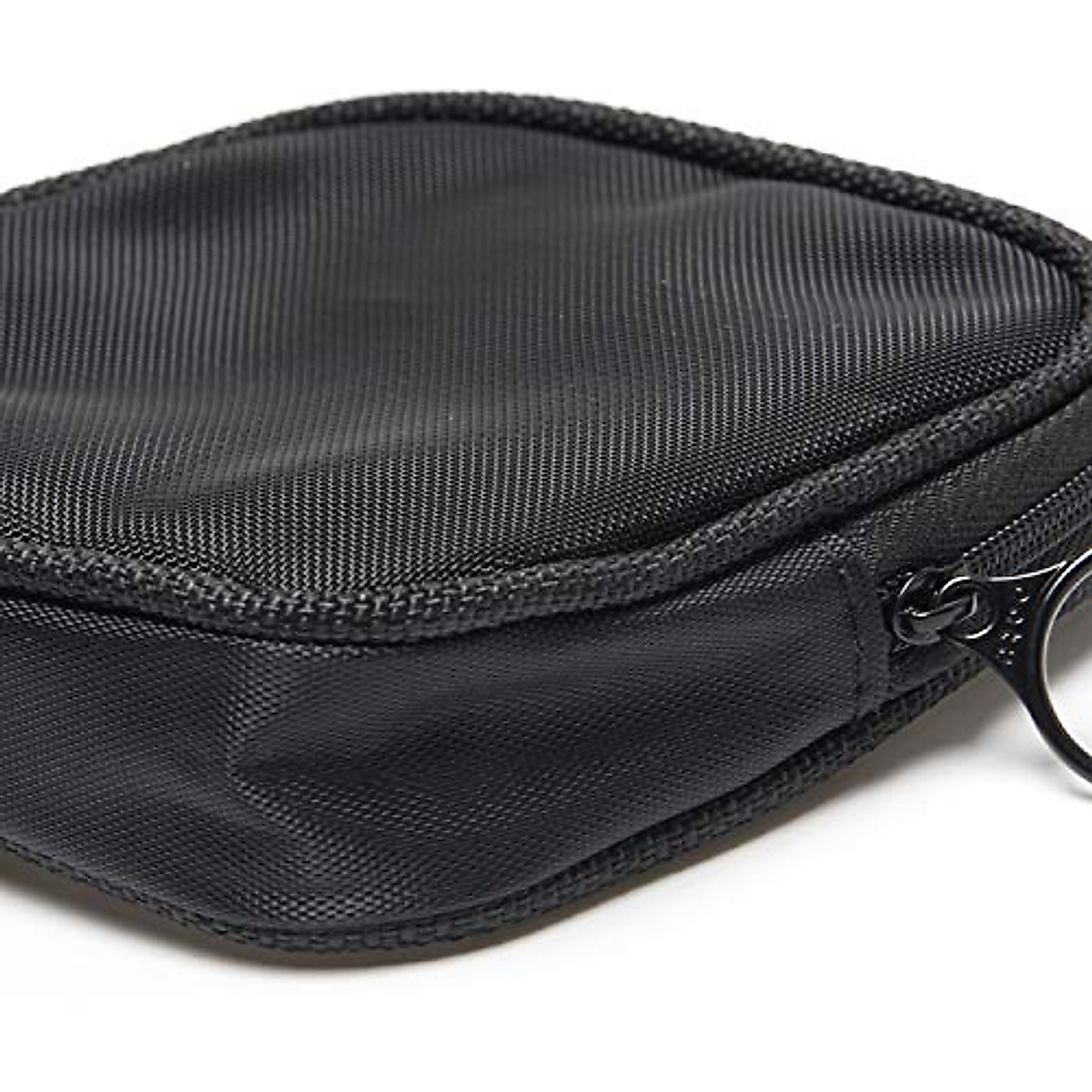 Patu Mesh Travel Toiletry Bag, Transparent Standing Pouch, Portable Shaving Washing Kits Organizer, Personal Care Trip Case, Pack of 2 (Size S), Black