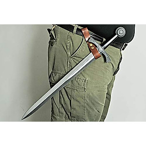 SZCO Supplies Brown Frog Belt Sword Hanger