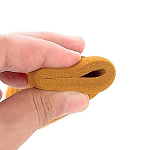 Yafeco 6 Pcs Anti-Collision Door Handle Cover,Door Pull Protective Sleeve Child Safety Super Soft Foam Safety Spiral Cover for Hot Doors Non-Toxic (Brown)