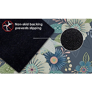 Toland Home Garden 800516 Boho Bird Spring Door Mat 18x30 Inch Bird Outdoor Doormat for Entryway Indoor Entrance