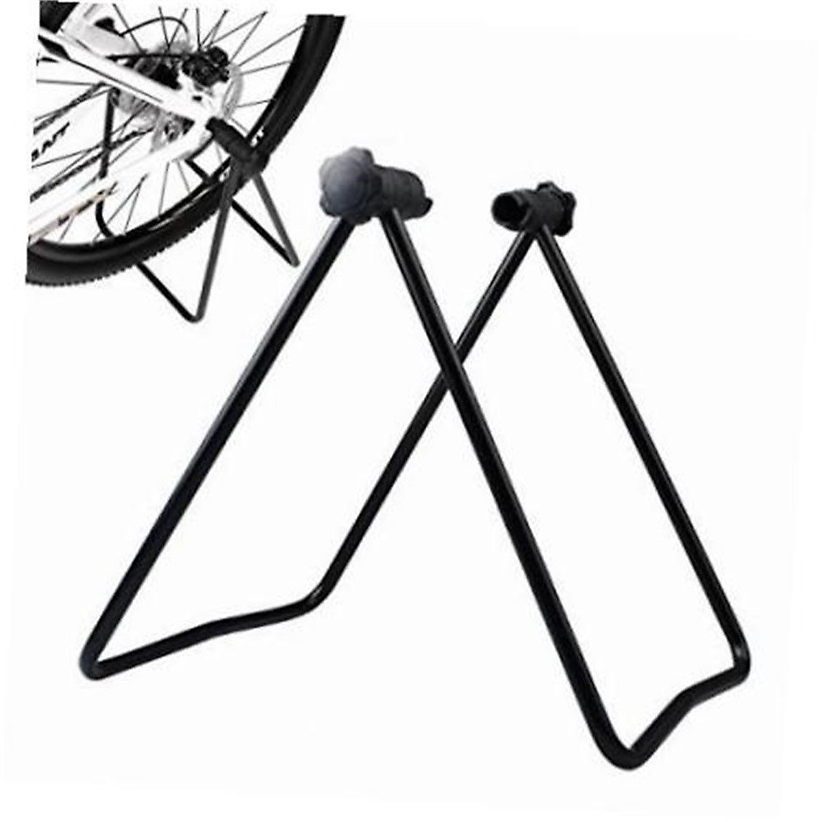 Toxz Aluminum Portable Bike Stand,Bicycle Repair Rack Parking Stand,Folding Bike Wheel Holder Repair Stand Hub Kickstand
