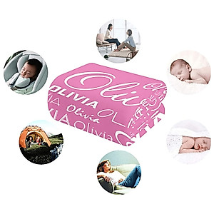 remberever Personalized Name Blanket for Adult Kid Custom Baby Blanket with Name for Boy Girl Name Blanket Personalized Kids