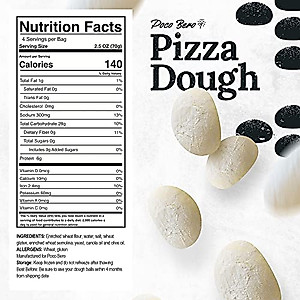 Poco Bero Pizza Dough – 20 x 10 oz Frozen Pizza Dough Balls – Perfect Pizza Oven Accessories for 12-inch Pizzas – Fresh NY Style Pizza – Works in Pizza Oven and Conventional Oven