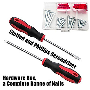 68 Pieces Tool Set,Tool Kit For Home With Storage Case (Black Red)