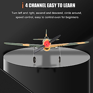 GoolRC RC Plane, WLtoys XK A220-P40 Remote Control Airplane, 2.4Ghz 4 Channel RC Aircraft Fighter with 6 Axis Gyro, 3D/6G Mode, Easy & Ready to Fly for Adults and Beginners