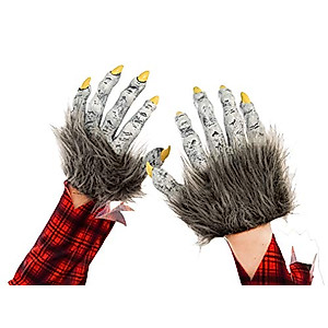 Spooktacular Creations Red Werewolf Halloween Kids Costume with Mask, Gloves and Shoes for Halloween Dress Up Parties, Festivals-S(5-7yr)