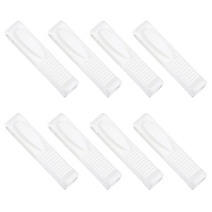TEHAUX Ampule Opener, Ampule Breaker Plastic Ampoule Bottle Openers Glass Bottle Cutting Device Reusable Ampoule Bottle Cutter for Nurses Doctors (8pcs, White)