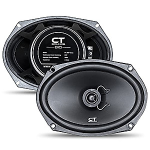 CT Sounds BIO-6X9-COX 6x9 Inch Coaxial Car Speakers, 200 Watts Max, Pair