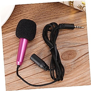VICASKY Lightweight Mini k Song Artifact Portable Micphone for Phone Pc Headset Random Color