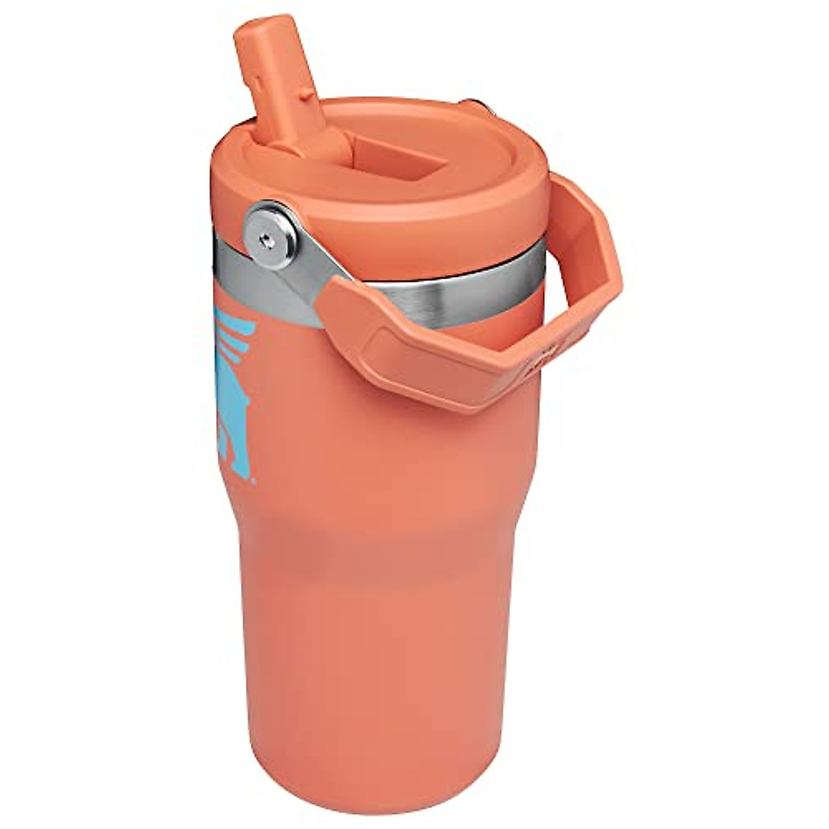 Stanley Classic IceFlow Flip Straw Tumbler for Kids (8 or Above), 20oz, Stan the Bear Stainless Steel , with Double-Wall Vacuum Insulation