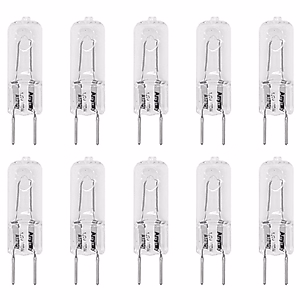 Anyray A1710Y (10)-Bulbs G8 100W 100 Watt 130V Halogen T4 Light G8 Bulbs 120V GY8.6 lamps