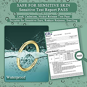 Jstyle 16G Surgical Steel Hinged Clicker Nose Rings Hoop for Septum Cartilage Helix Daith Tragus Rook Conch Lip Ear Lobe Sleeper Earrings Body Piercings for Women Men