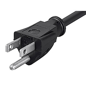3ft (1M) 16AWG (Power Extension Cord) Power Extension Cable 3 Feet (1 Meters) 3 Conductor (NEMA 5-15P to NEMA 5-15R) 13 Amp Power Cable ED713898