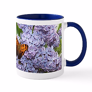 CafePress Blue Lilac Mug Ceramic Coffee Mug, Tea Cup 11 oz