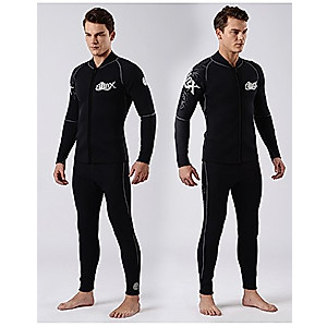 Dizokizo Wetsuit Pants 3mm Thermal High Waist Long Neoprene Trousers Diving Pants for Men Women (Size XL)