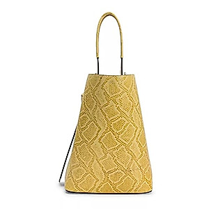 ZLXDP Women's Leather Handbags Women's Bucket Tote Bags Shoulder Messenger Bags (Color : D, Size