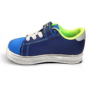 Bazillion Dreams Disney Toy Story Boy's Lighted Athletic Sneaker (Toddler), Blue, Size 6