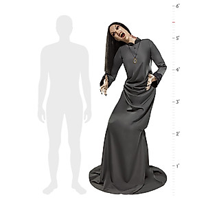 Spirit Halloween The Widow Animatronic | Halloween Décor | Horror Décor | 5.8 Feet | IR Sensor Activated | Moving Prop