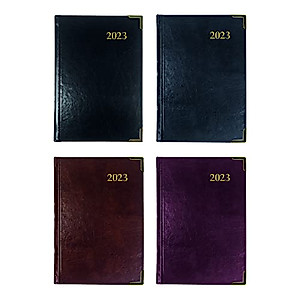 Brownline 2023 Executive Daily Planner, Appointment Book, 12 Months, January to December, Sewn Binding, 7.125" x 4.875", Assorted Colors, Trilingual (CBE504.ASX-23)