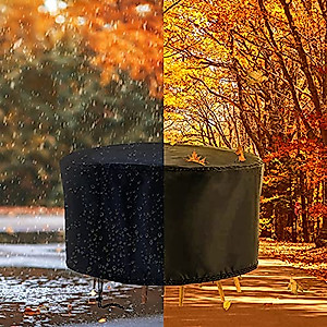 Onlyme Patio Furniture Covers Waterproof, 73 in Round Patio Table Cover, All Season Available Patio Covers for Outdoor Furniture
