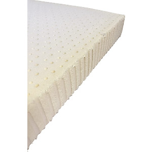 3" Soft Talalay Latex 100% Natural Topper (Queen)