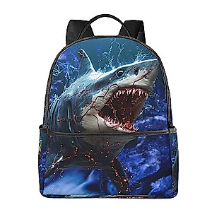 THIRTIMK Horror Casual Large Capacity Backpack, Lightweight Daypack For Work, Travel, And Outdoor Activities