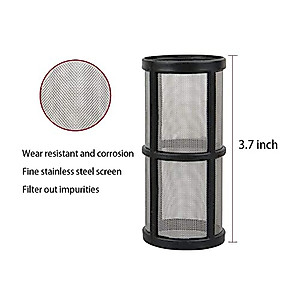 Sooprinse High Pressure Washer Gun 4000 PSI Set, Garden Hose Inlet Filter for High Pressure Washer, Sediment Filter Attachment