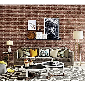 Infinite Design Floating Metal Wall Shelf – Minimalist Premium Floating Shelves MADE IN USA | Easily Mounted, Perfect Floating Shelf for your Living Room, Kitchen, Bathroom or Bedroom | Black, 48 Inch