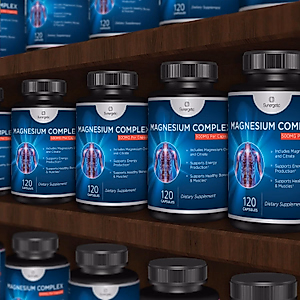 Premium Magnesium Citrate Capsules – Powerful 500mg Magnesium Oxide & Citrate Supplement – Helps Support Healthy Bones, Muscles, Teeth, Energy & Relaxation – 120 Vegetable Capsules