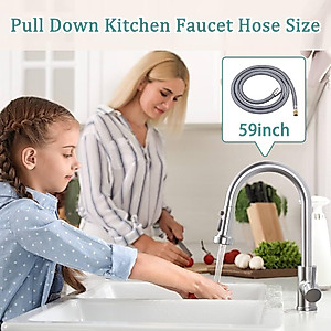 Kitchen Faucet Replacement Hose for American Standard M922367-007220A, Faucet-Supply-Lines, Kitchen Sink Hose Replacement - 59” Hose for Sink Faucet (Faucet Hose)