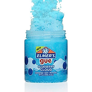 Elmer's Gue Premade Slime, Variety Pack, Includes Clear Slime, Scented Slime, Glitter Slime, 4 Count