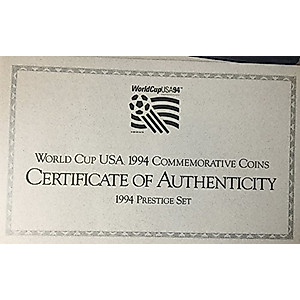 1994 P S US Prestige Proof Set 7 Coin set Soccer World Cup Proof